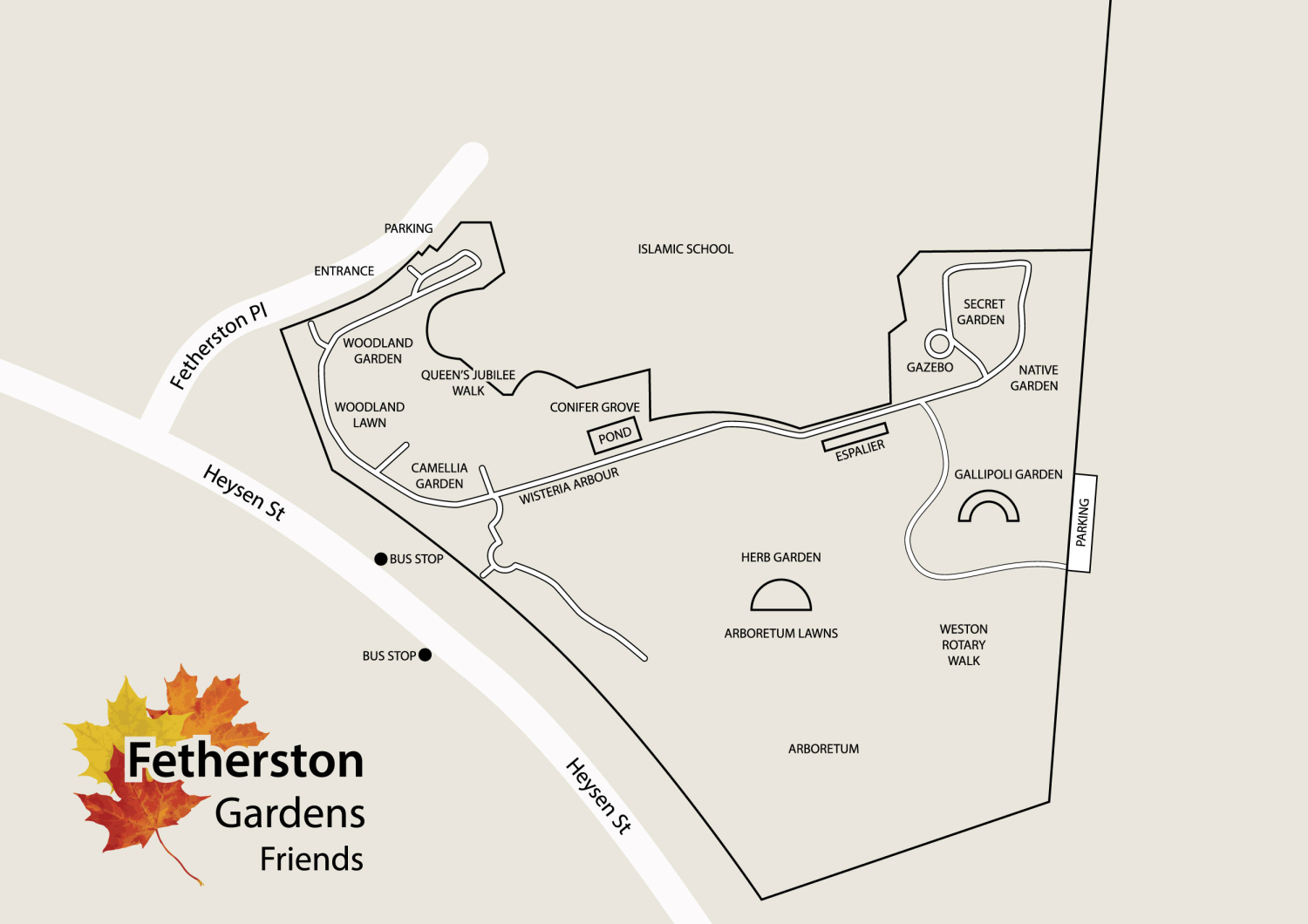 Fetherston Gardens – Public garden in Weston